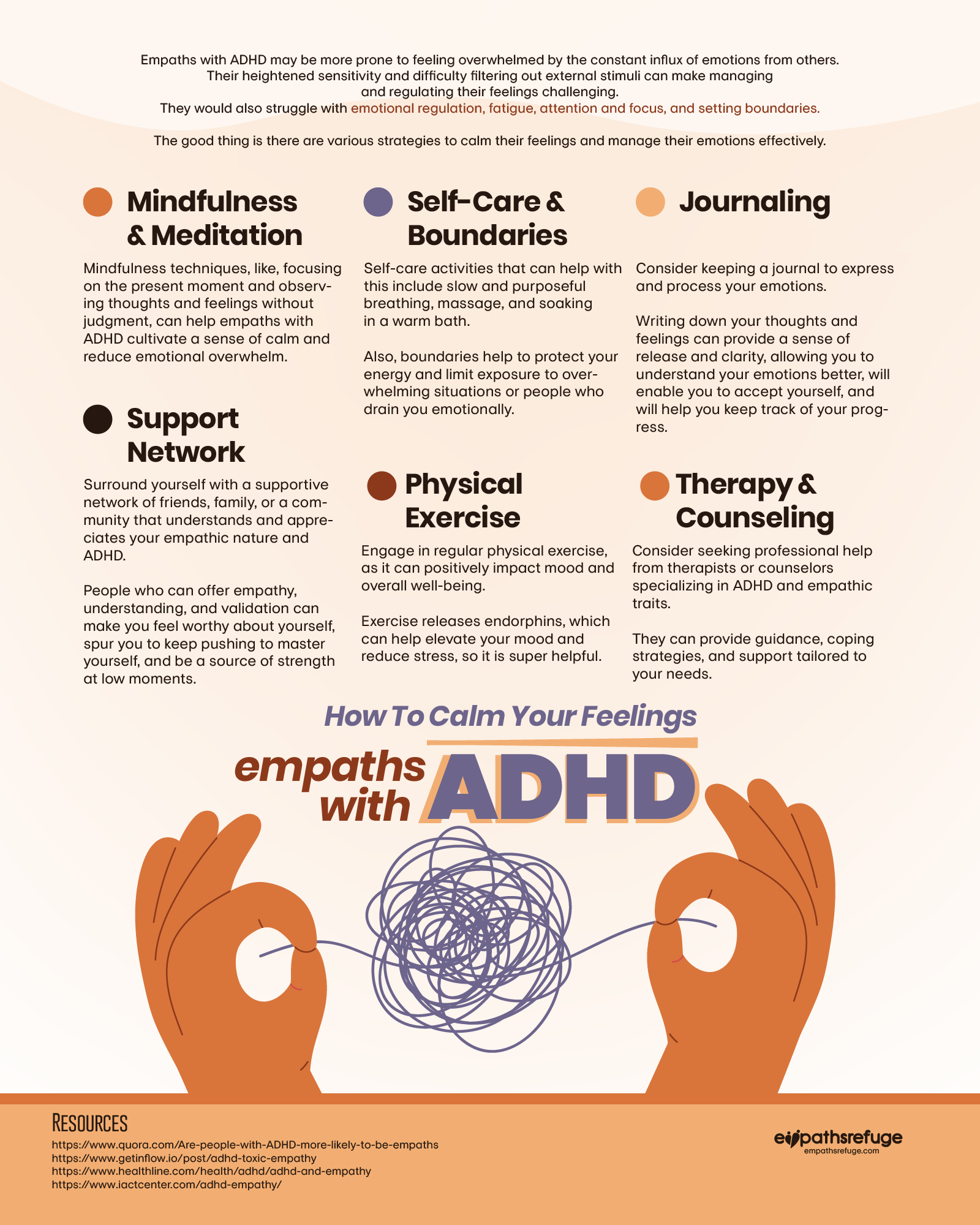 Empaths with ADHD: How to Calm Your Feelings